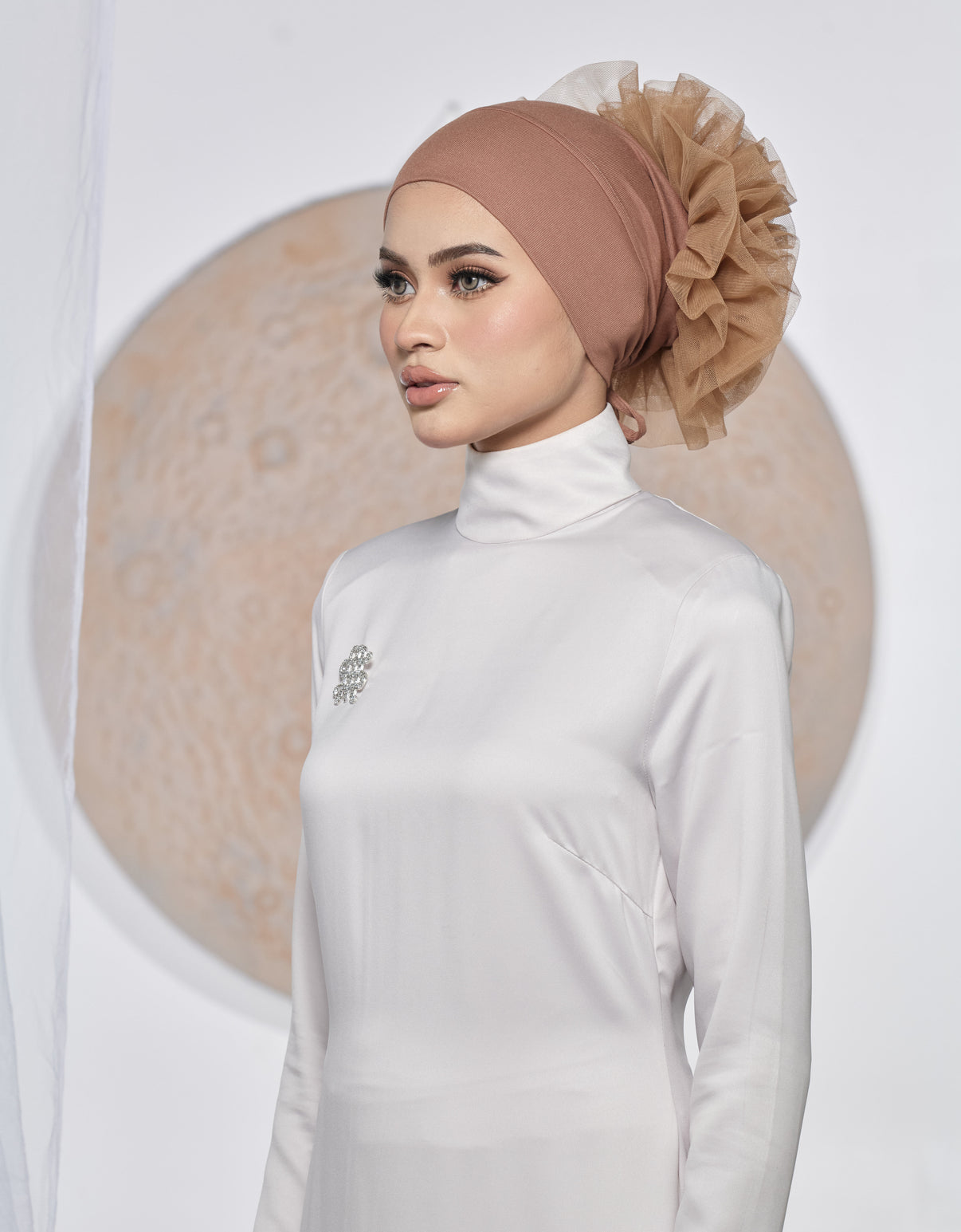 INNER HIJAB - LATTE – Moonandstella